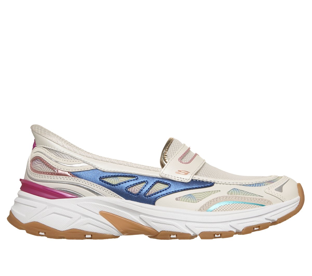 Skechers Slip-ins: Stamina Sport - Chrome Muse - WHITE / MULTI