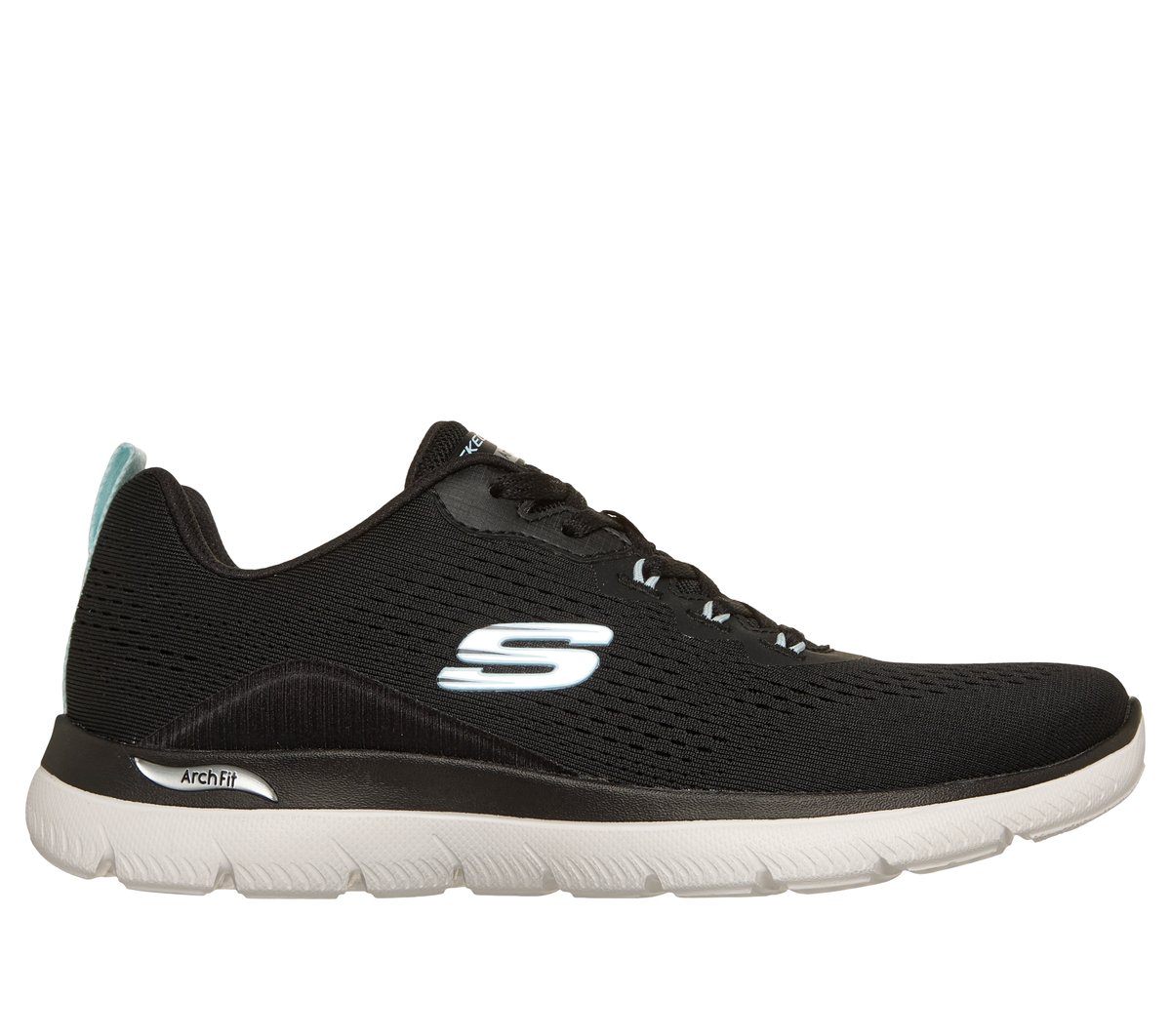 Arch Fit Summits - Daily Flow - BLACK / LIGHT BLUE