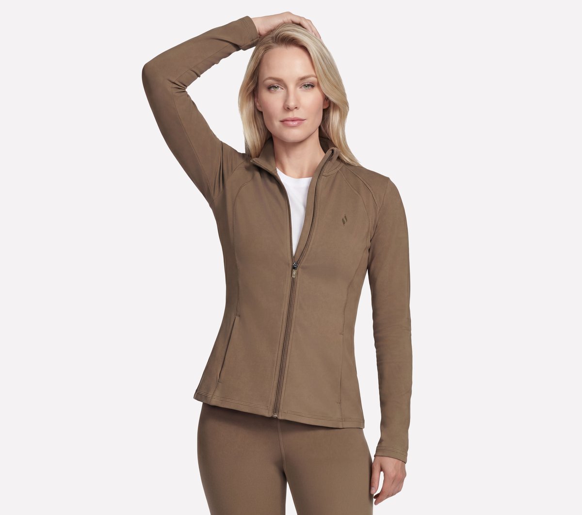 GO WALK Jacket - GRAY / OLIVE